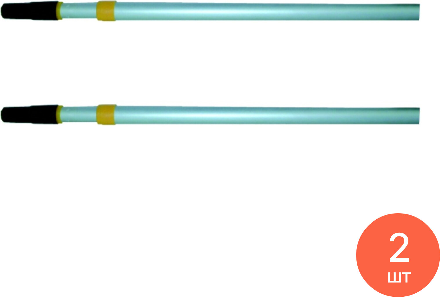 Удлинитель для валика 888 стержень телескопический стальной, 2400мм / строительство и ремонт (комплект из 2 шт)