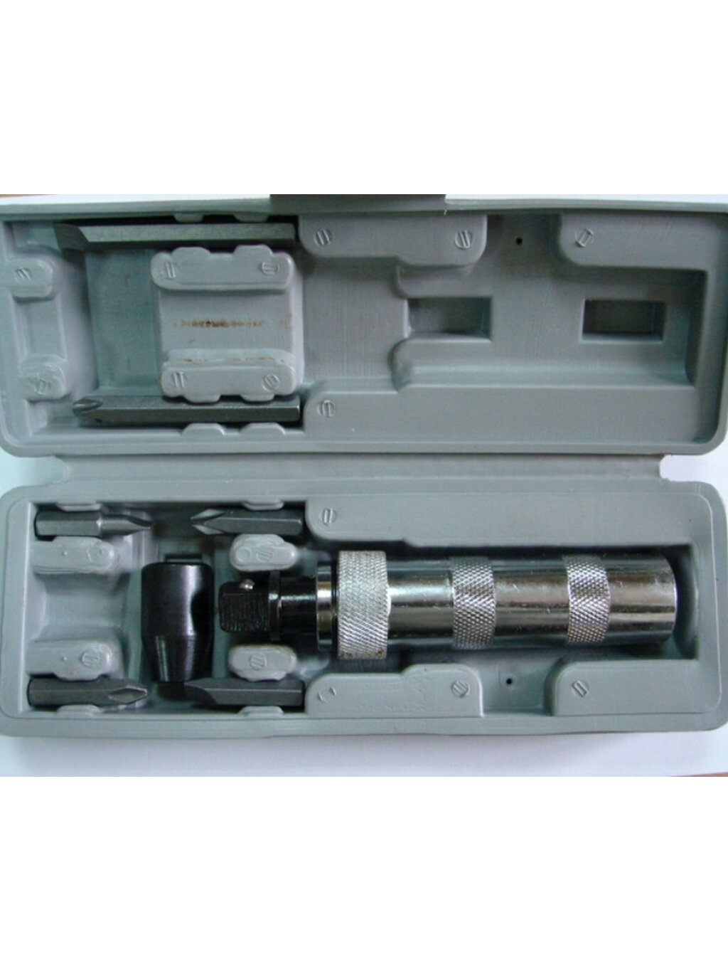 Отвертка ударная АвтоДело 40002 хром, футляр 6 предмет.