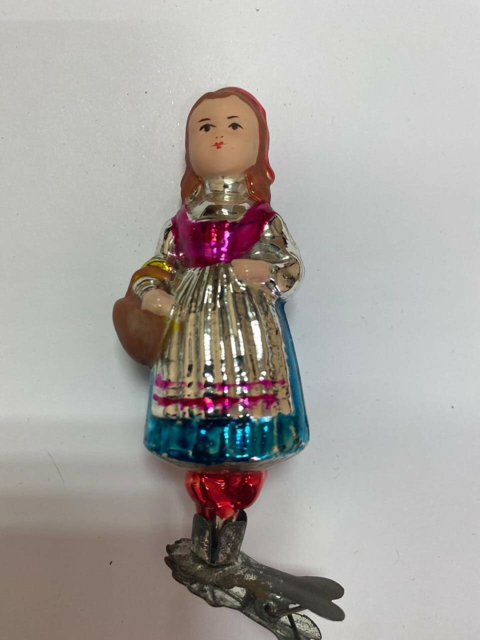 Игрушка на елку Красная шапочка Винтаж из СССР