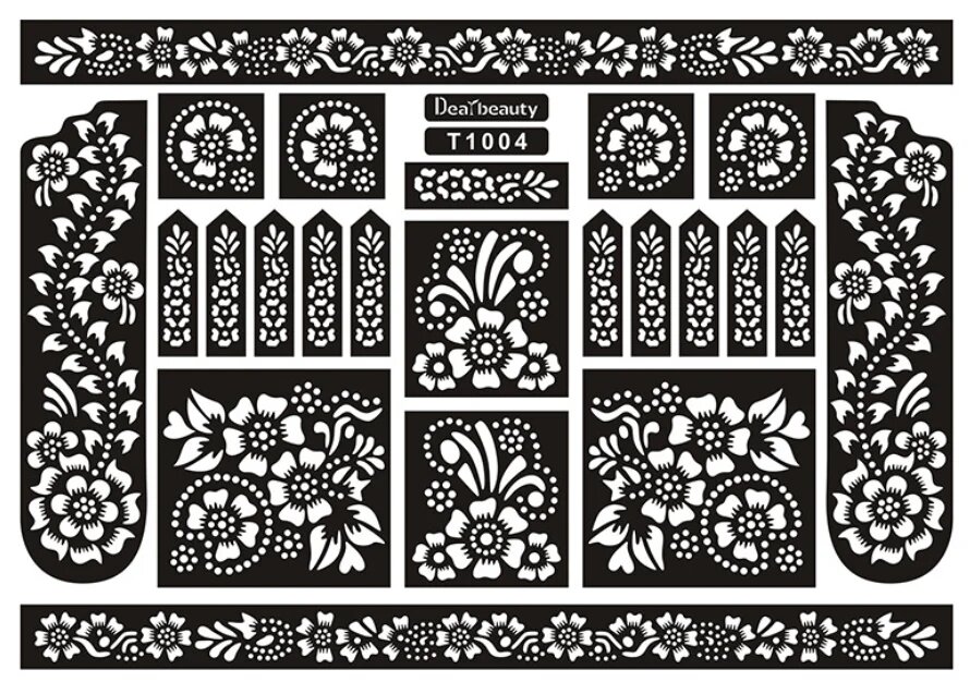 Трафареты для татуировок Tattrendy KD22 T1004