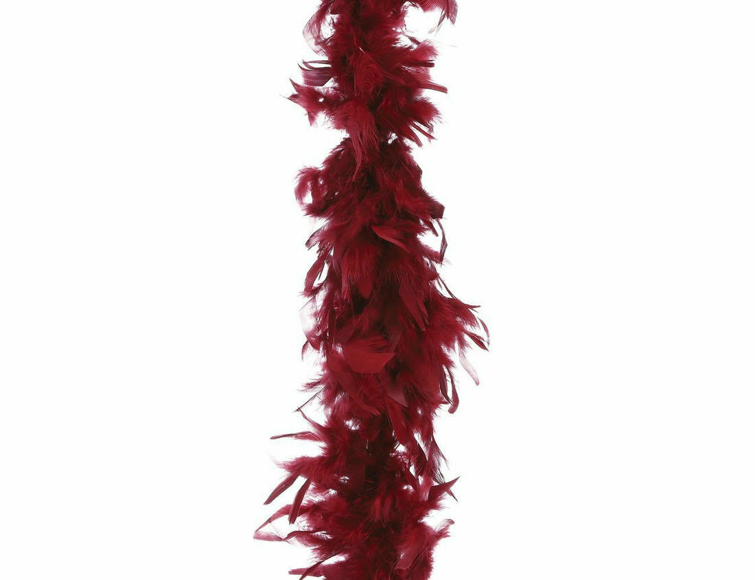 Гирлянда, 184 см, цвет: бордовый, Edelman
