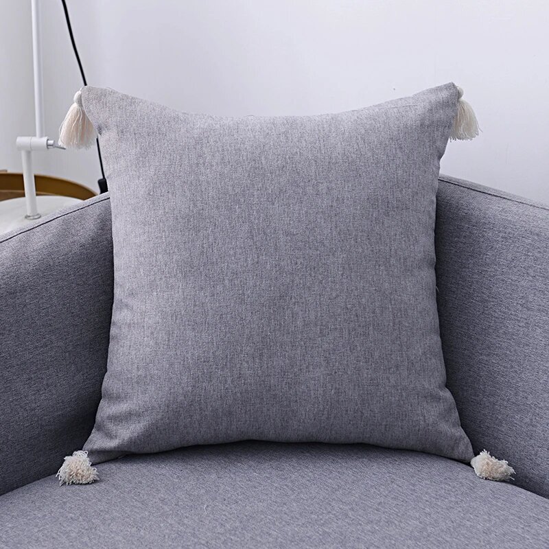 Серые декоративные наволочки 45x45 см, Grey B