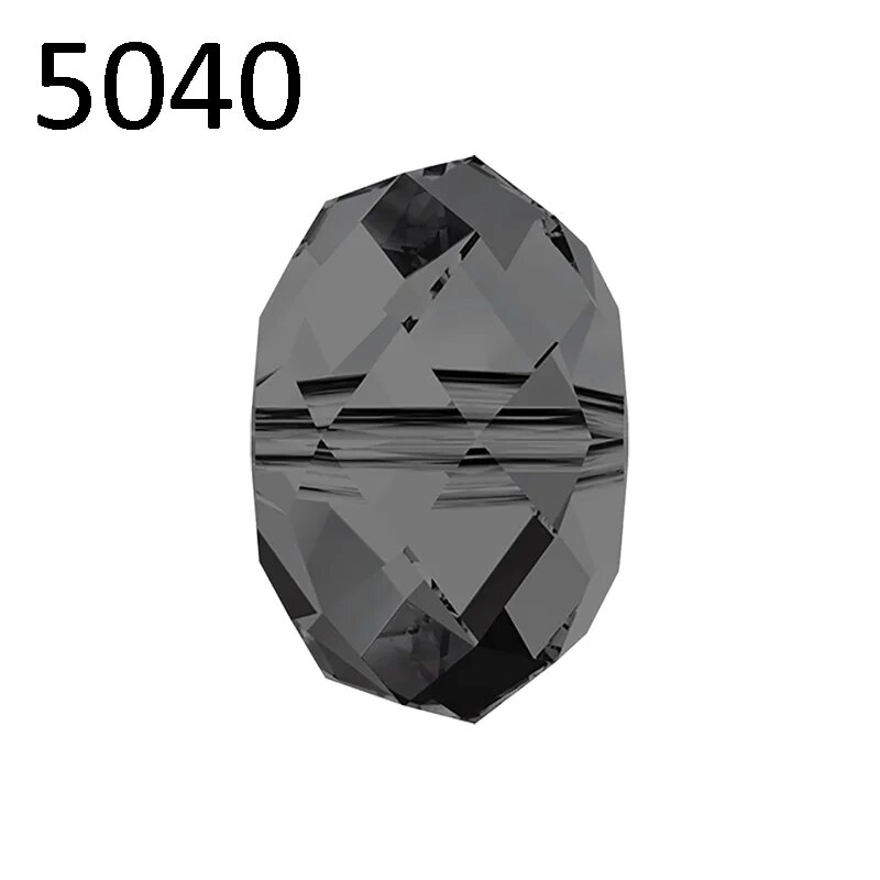 Бриолетта черная, Crystal 001 SINI, 6 мм
