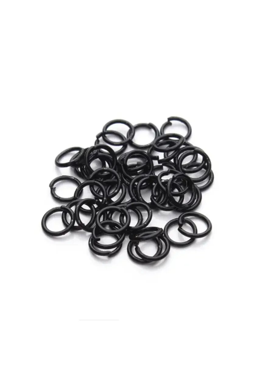 Кольца 4 мм черные