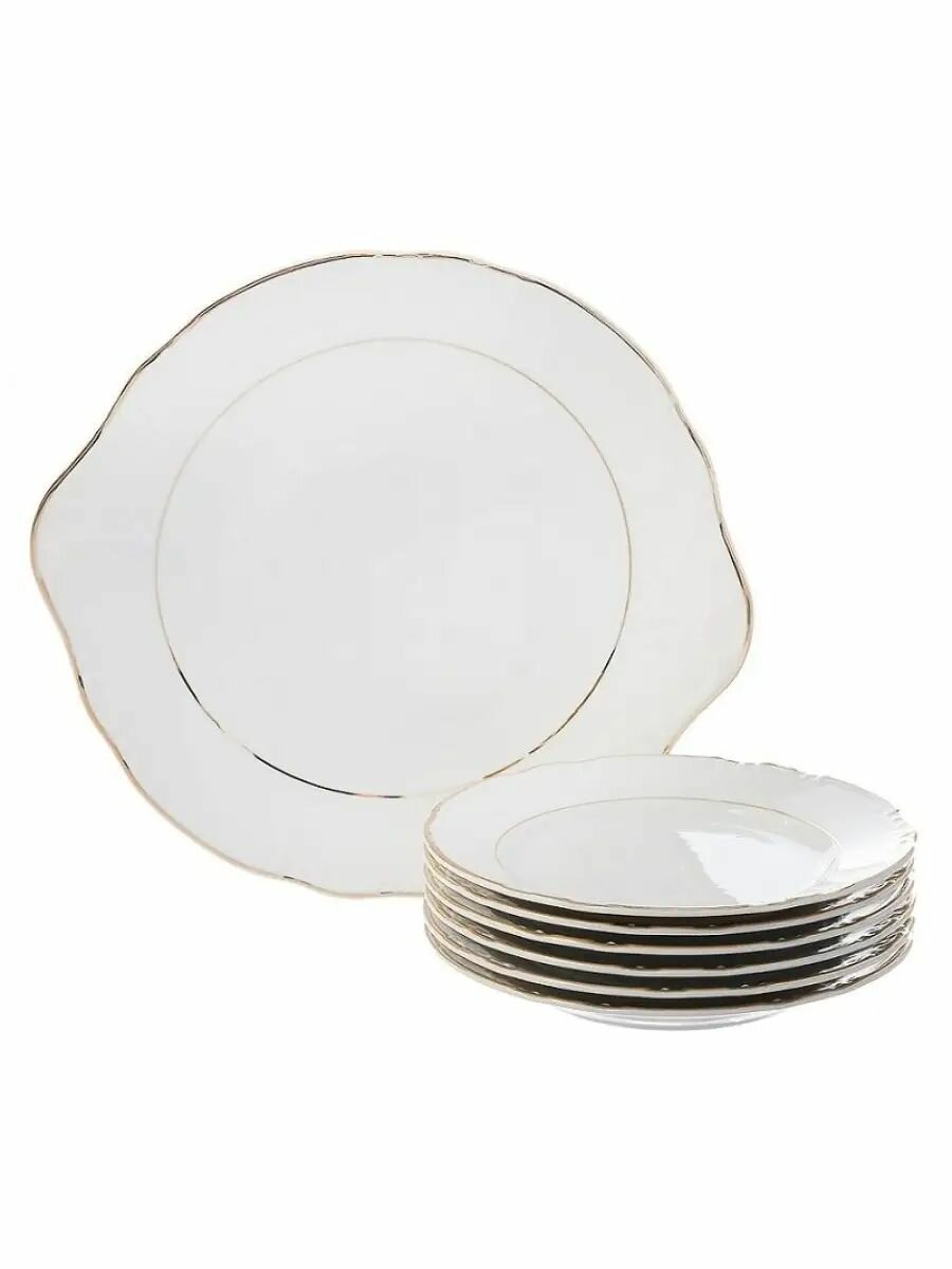 Набор для торта 7/6, "Constance", декор "Отводка золото"