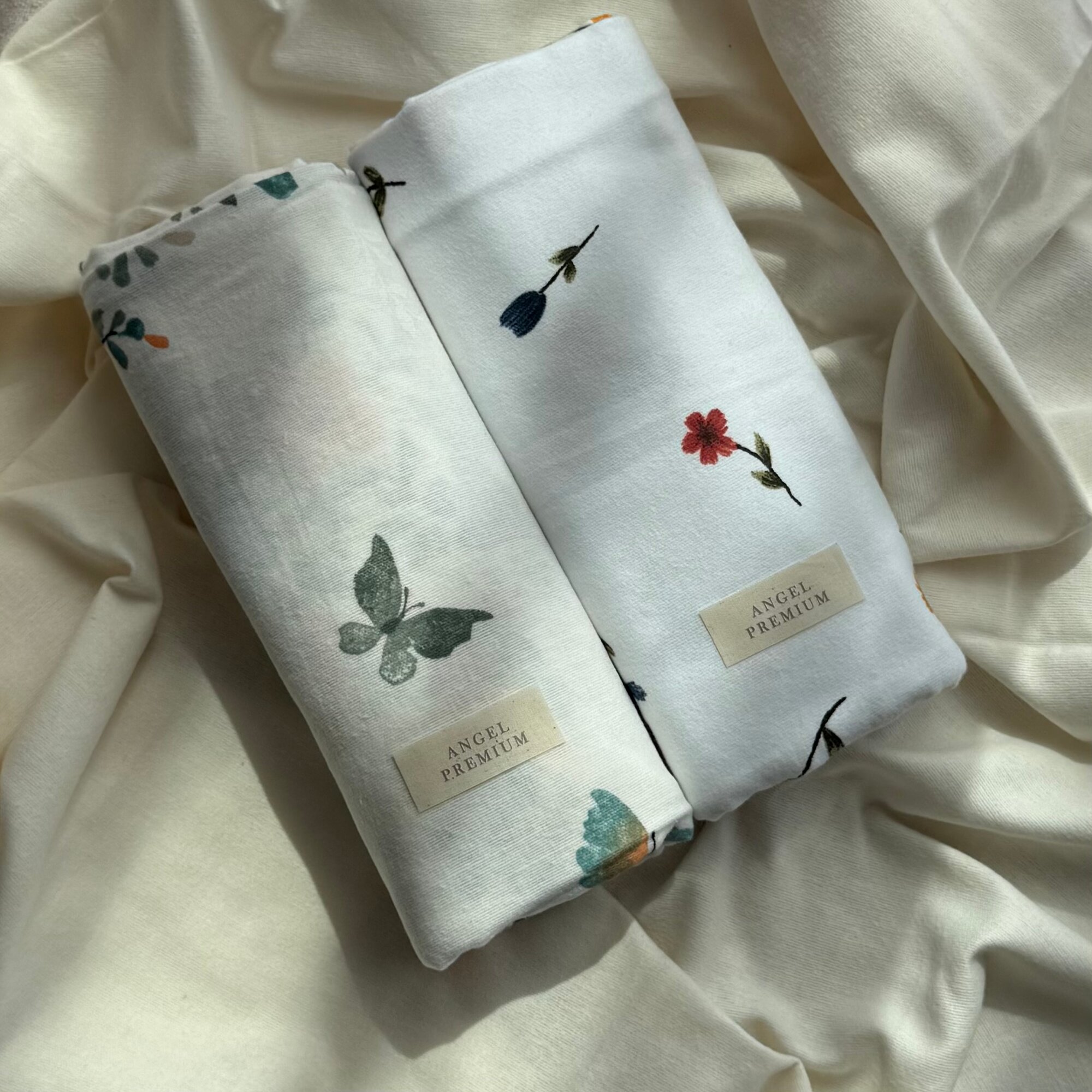 Набор больших фланелевых пеленок ANGEL PREMIUM