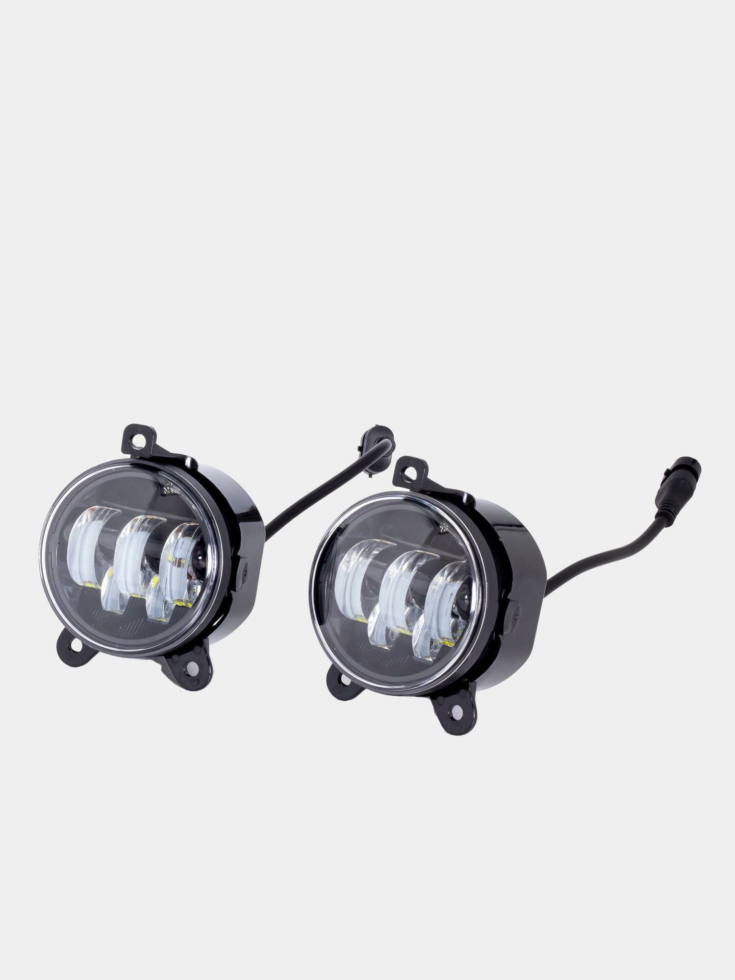 Фара противотуманная диодная птф для лада приора с регулировкой (компл 2шт)