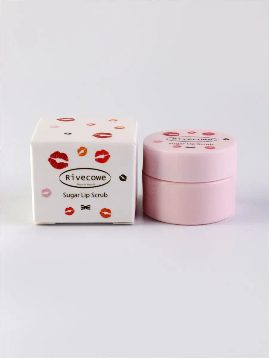 Сахарный скраб Rivecowe "Beyond Beauty", для губ, увлажняющий, отшелушивающий (8 гр)