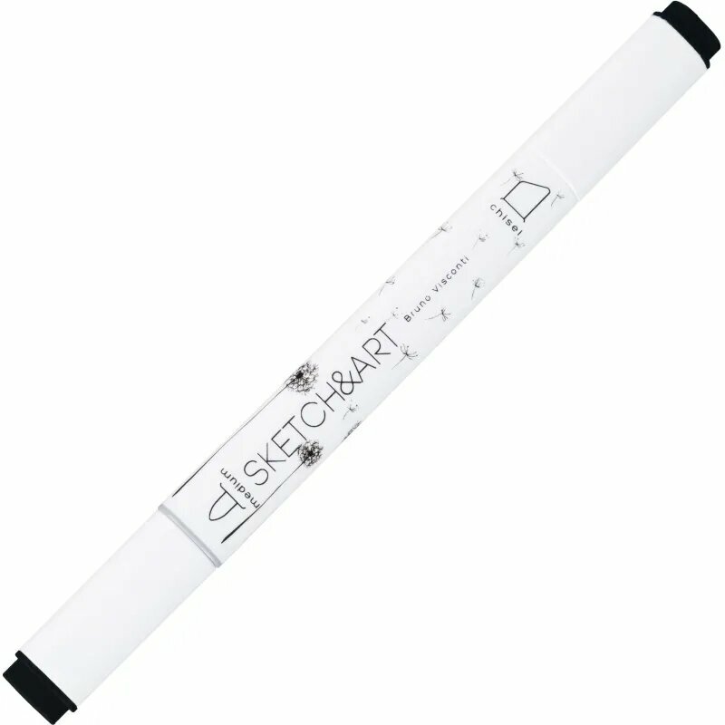 Маркер для скетчей двусторонний SKETCH&ART черный 22-0115, 1543587