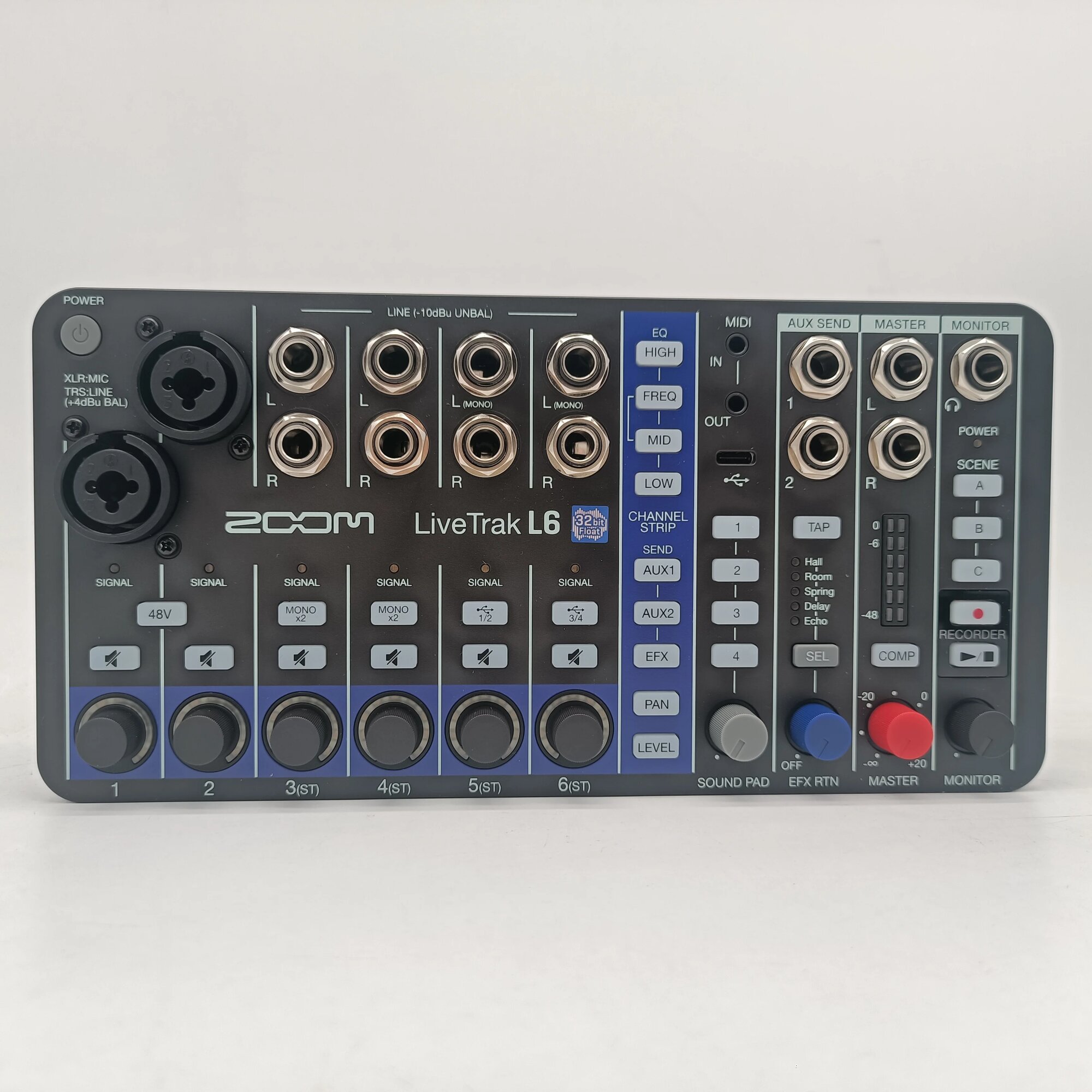 Zoom LiveTrak L6 10-канальный цифровой микшер