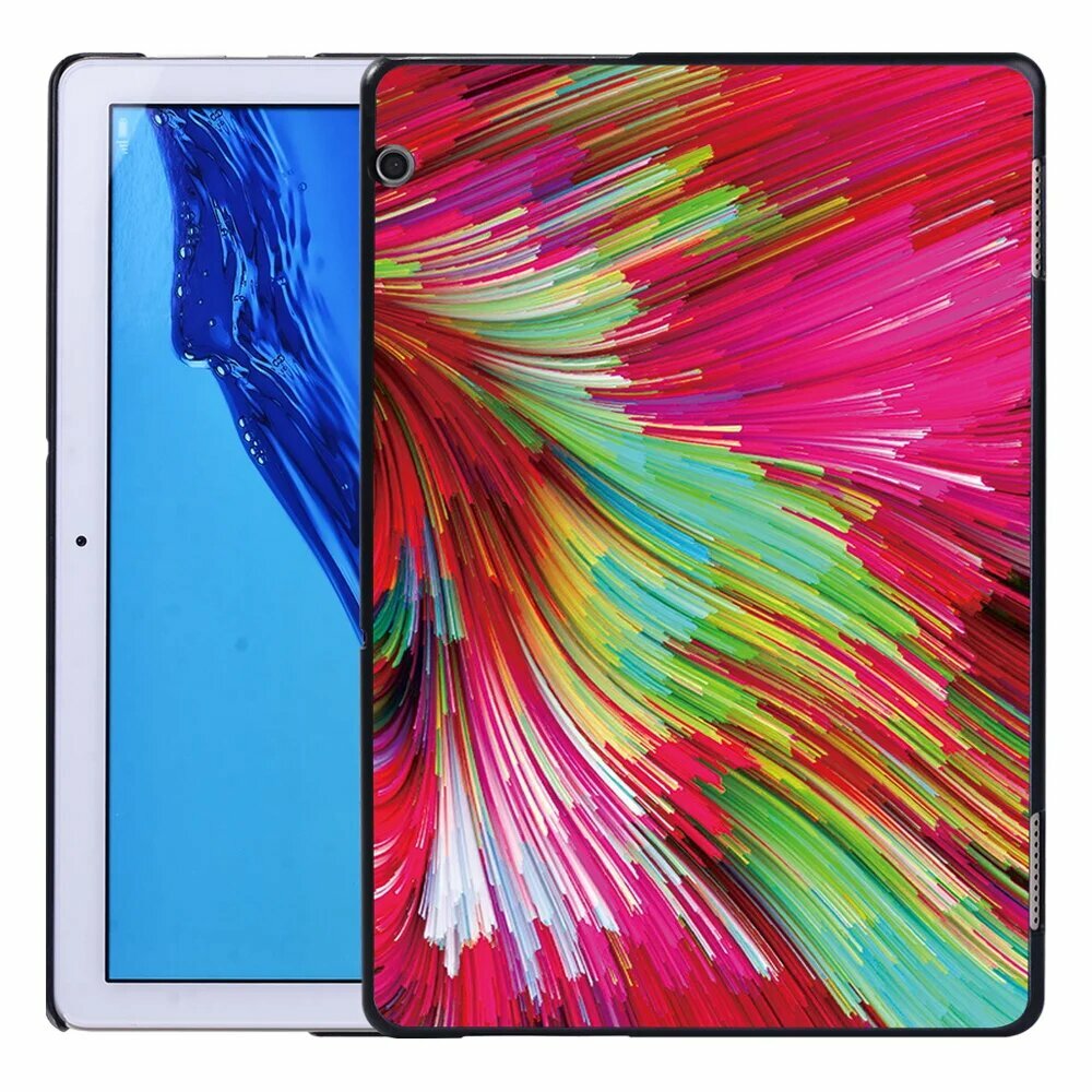 Чехол для планшета Huawei MediaPad T5 10 21. abstract color 10