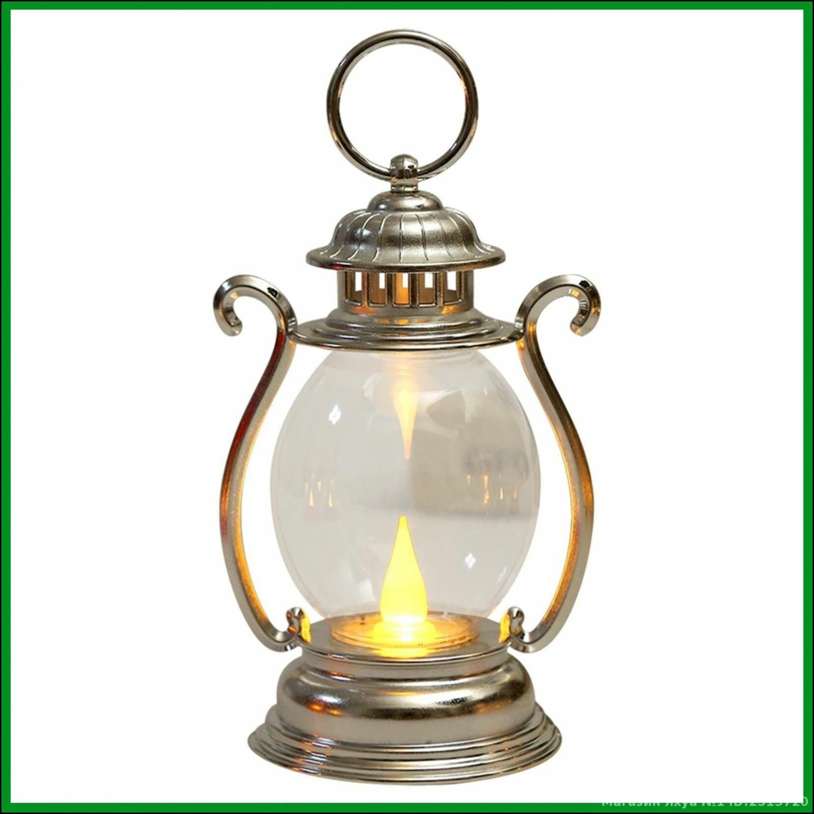 Эксклюзивный светильник LED в стиле ретро ручной работы выполнен как керосиновая лампа