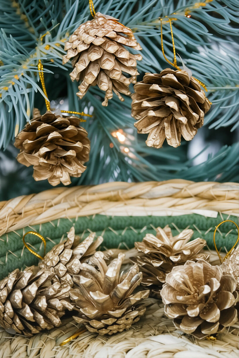 Набор для декорирования шишки сосновые, 3.5 см, 9 шт, Winter Deco 1000375