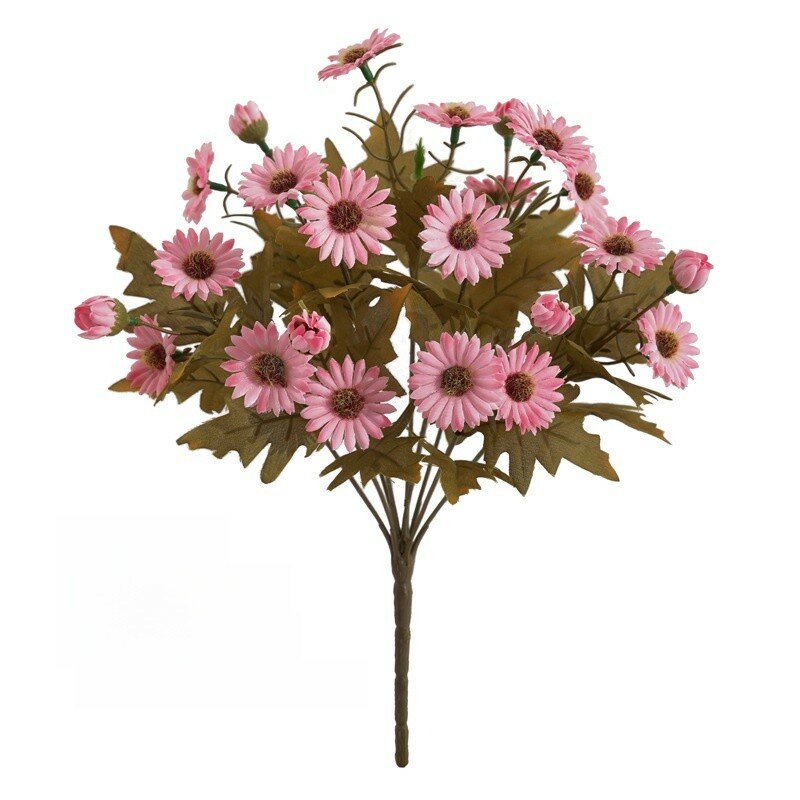 Autumn colors artificial dendranthema morifolium home decor flower for photography props pink