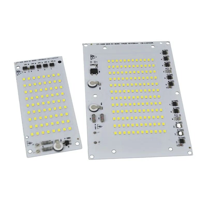 AC220V Светодиодная матрица,100 ВТ, LED, холодный белый, Подходит для прожекторов