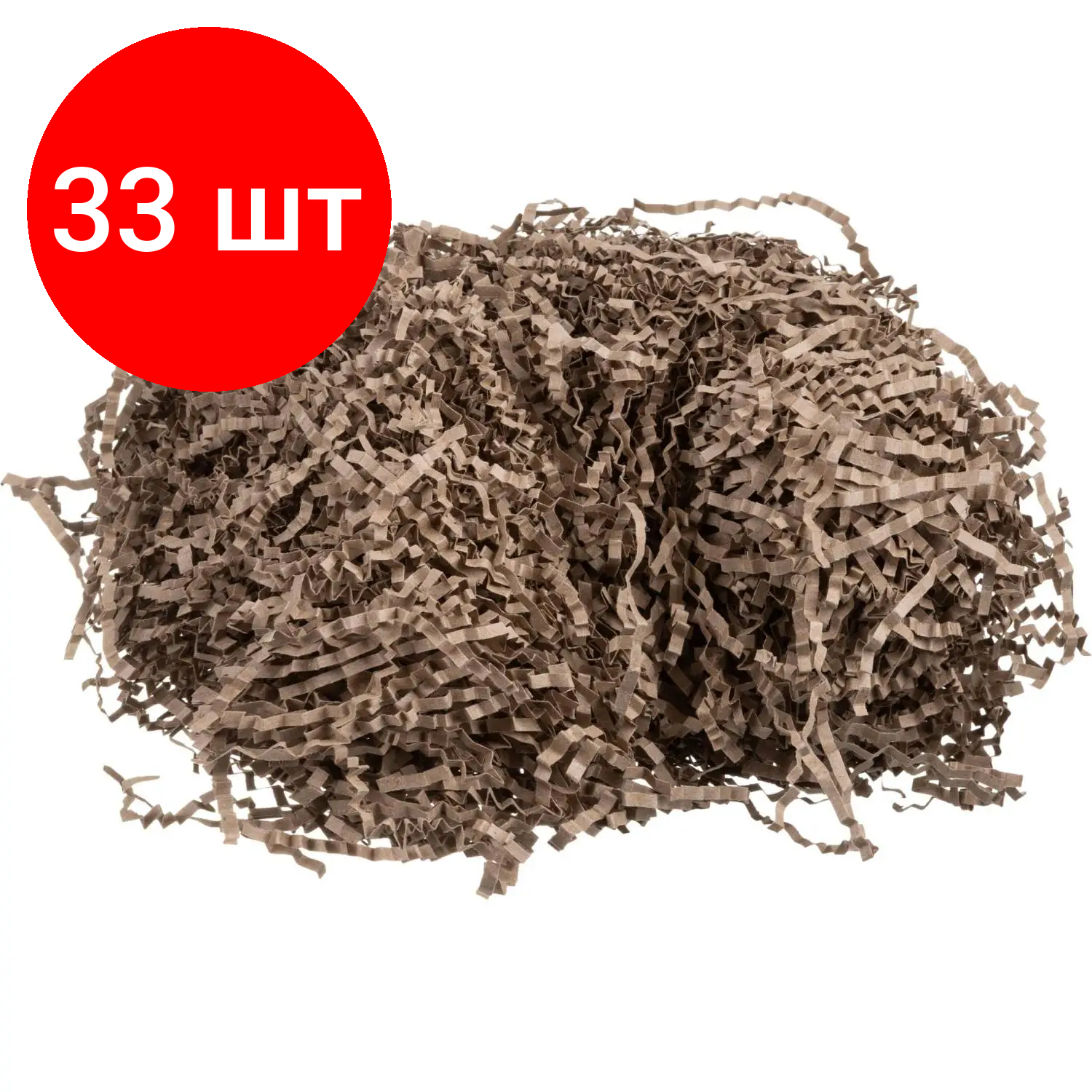 Комплект 33 штук, Наполнитель бумажный крафт, 100 гр. НБ-2261