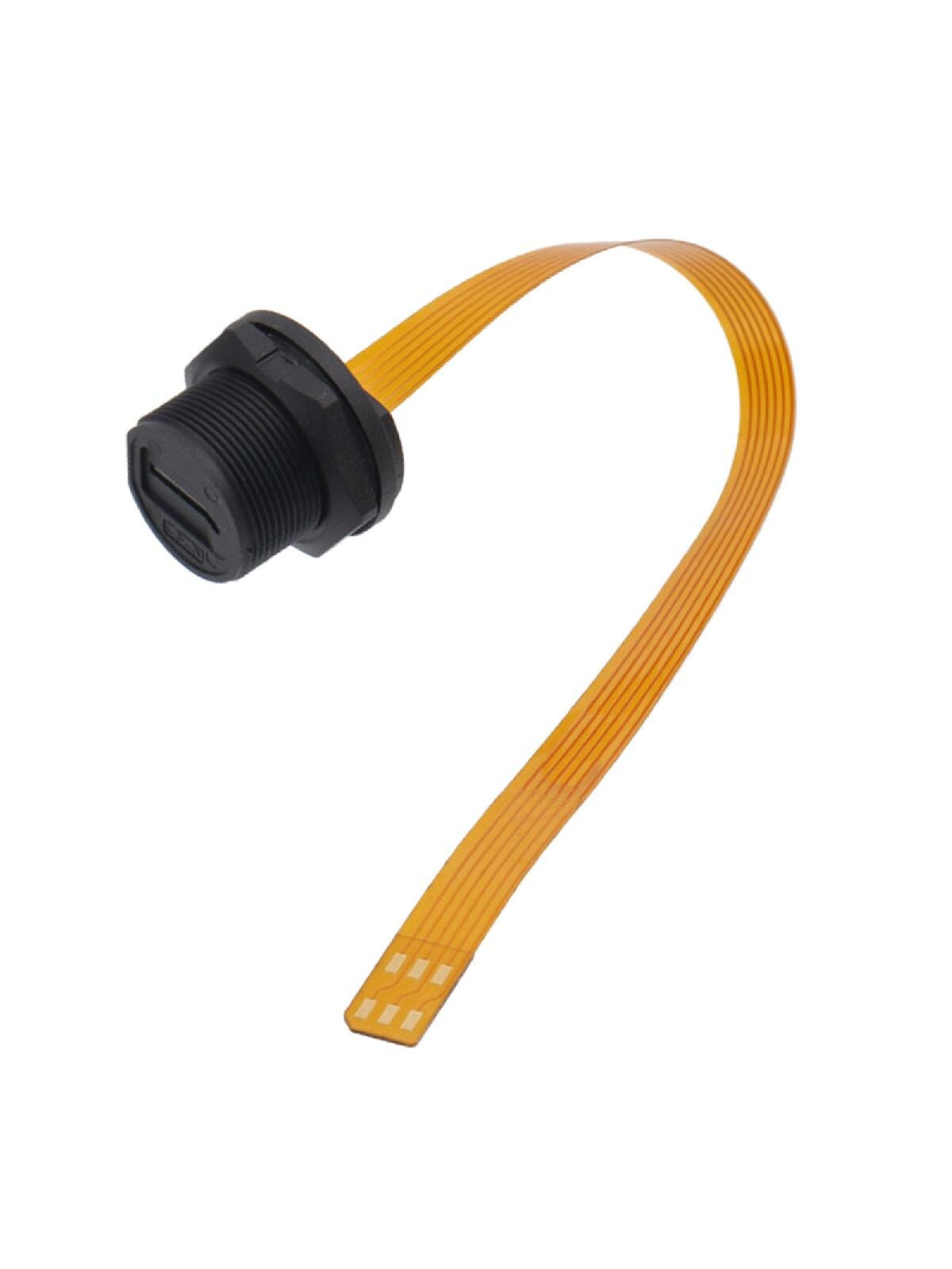 E13 Штекер с резьбой IP67 Водонепроницаемый разъем SDTF Разъем Гибкий кабель