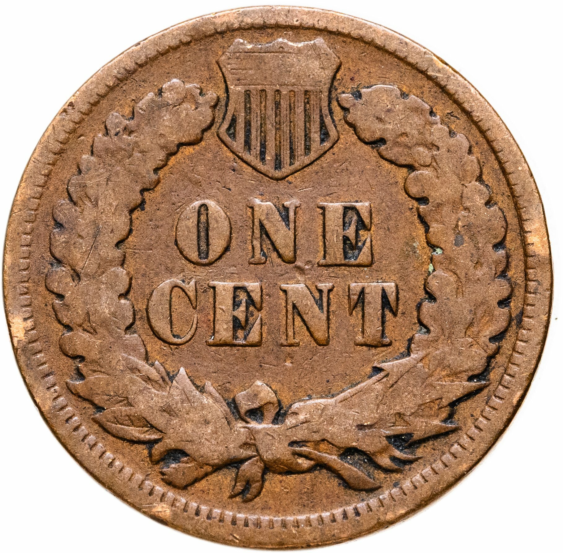 США 1 цент 1904 "Indian Head Cent", Бронза, в сохранности F-VF