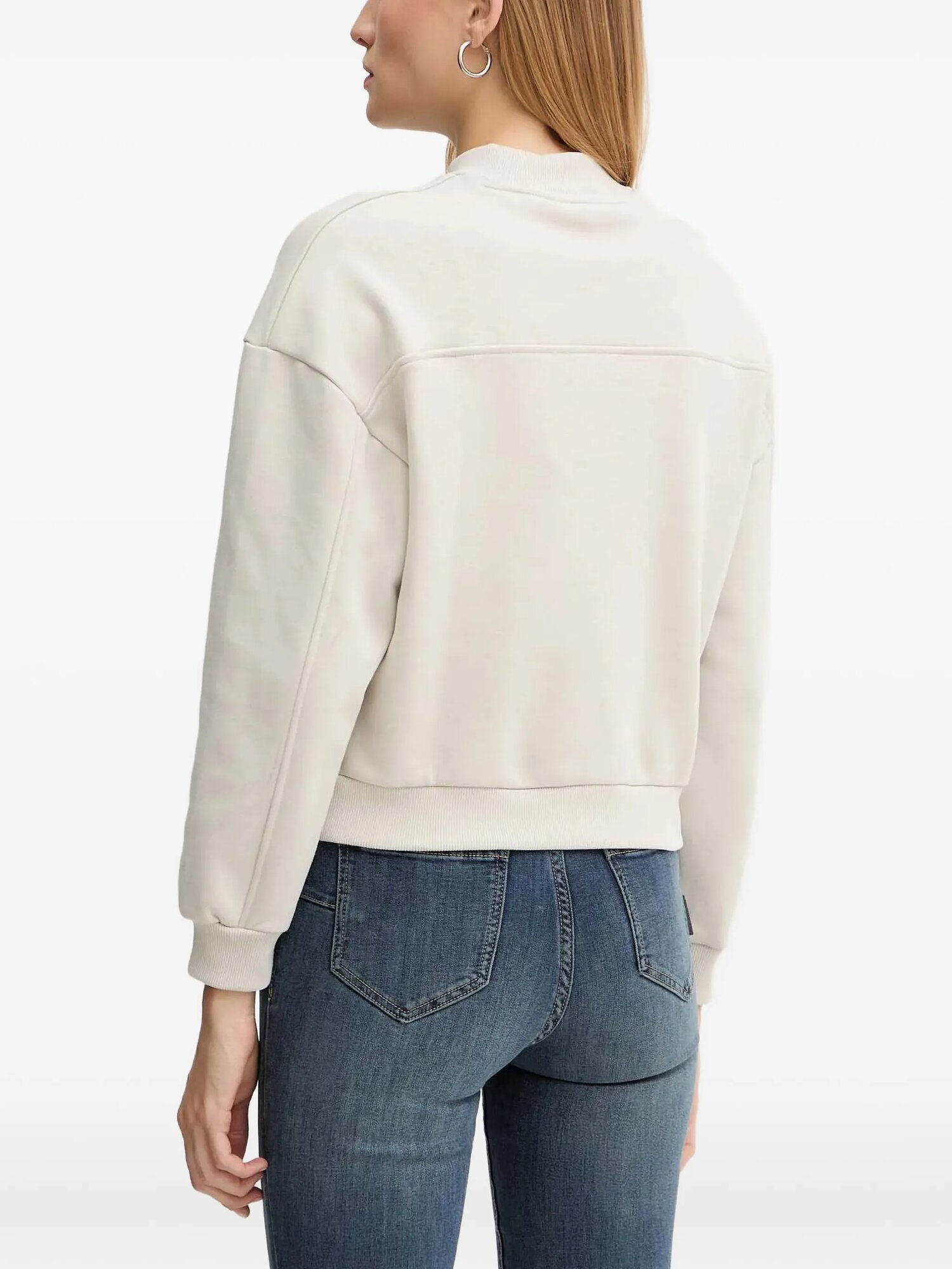 Толстовка Armani Exchange High-neck logo sweatshirt, размер 46 — фото 1