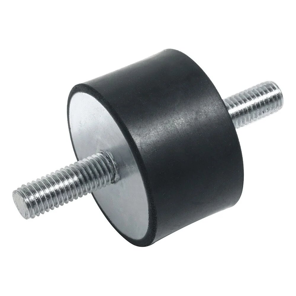 Виброизолятор ISKRA MM30x25, сталь/резина, M8x20, 30x30x65 мм