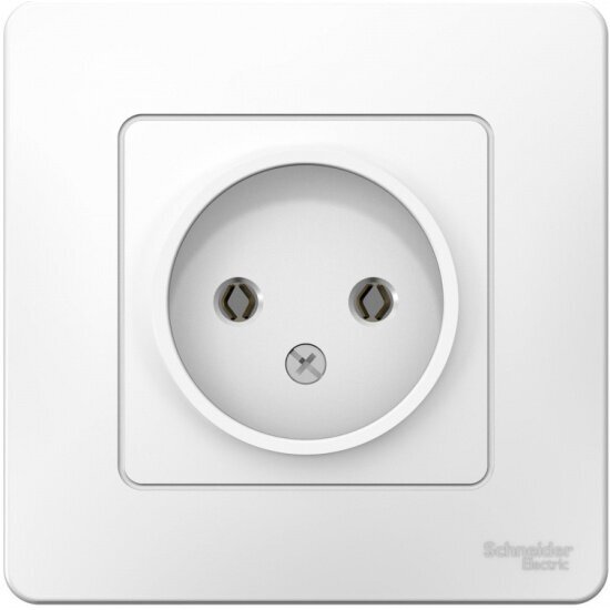 Розетка Systeme Electric (schneider Electric) SCHNEIDER ELECTRIC б/з без шторок 16А, 250В SE Blanca Белая BLNRS000011