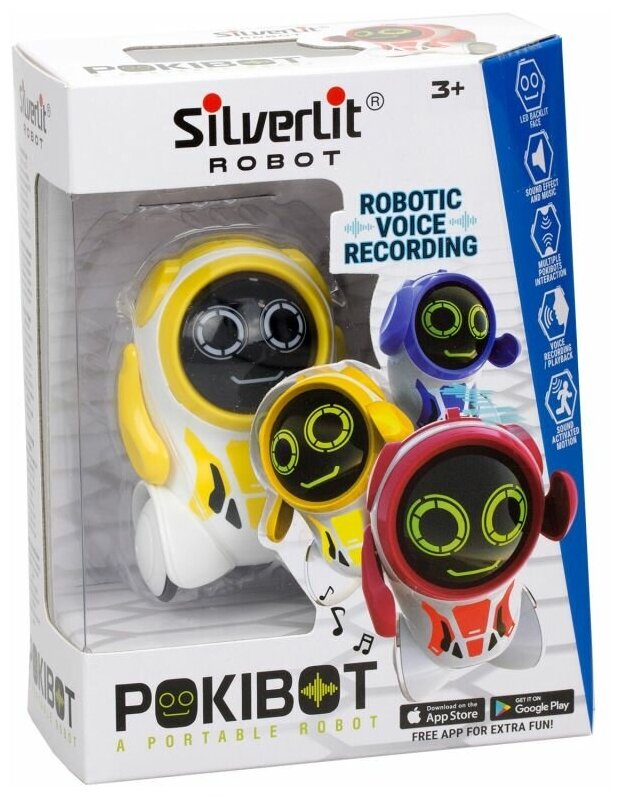 Робот Silverlit Pokibot Круглый 88529 — купить в интернет-магазине по ...