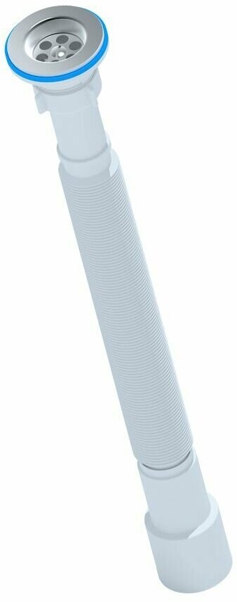 Сифон для кухонной мойки гофрированный удлиненный1 1/4"40/50 (566-1396мм)