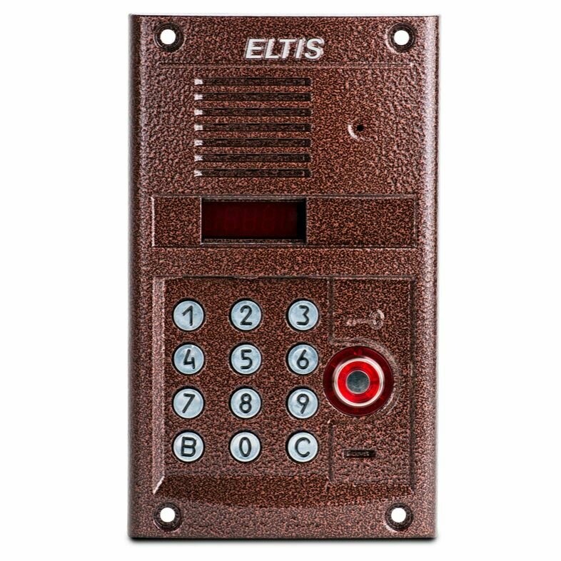 DP303-TDC22 (бронза-антик металлик) блок вызова домофона Eltis