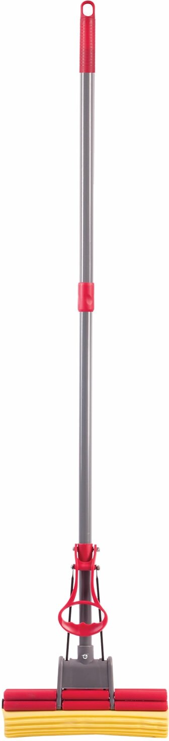 Laima Швабра самоотжимная, роликовый двойной отжим, насадка PVA 27 см, телескоп. черенок 125 см 6035