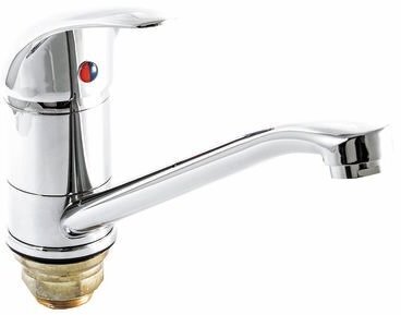 Смеситель Кухня SANTREK AQUA-620 "MODERN" шар. d-40 на гайке SB71