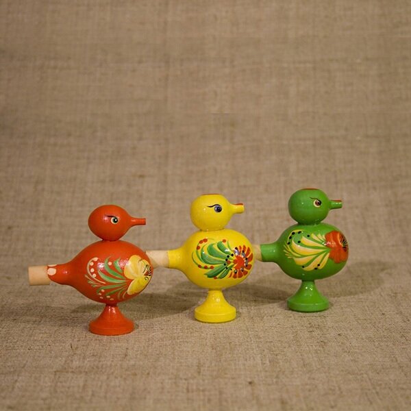 MS-K2-SS-02 Свистулька деревянная, Мастерская Сереброва