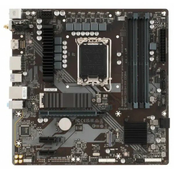 Материнская плата Gigabyte B760M DS3H AX DDR4 (V1.2/V1.3), LGA 1700, Intel B760, 4xDDR4, 4xSATA, 2xM.2, 1xPCI-E 4.0 x16, 2xPCI-E 4.0 x1, 1xHDMI, 2xDP,