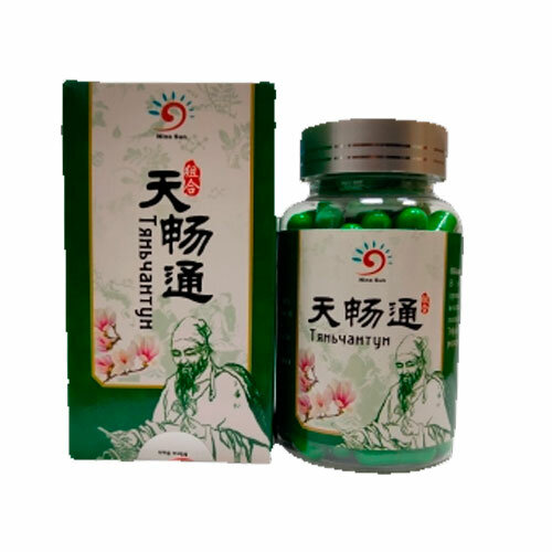 "Тянчан" марки шаньшуйфанчжен (пакетики массой 4 г.) 90 капсул по 0, 38 гр.
