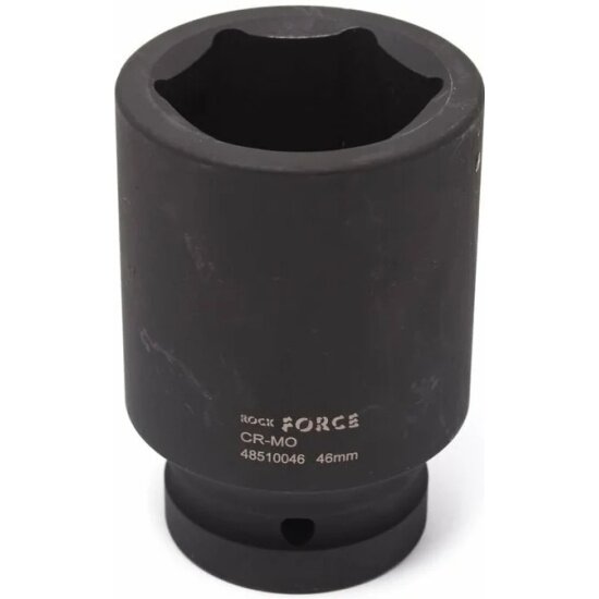 Головка торцевая шестигранная Rock Force 46 мм 1", ударная, удлиненная, L=85 мм