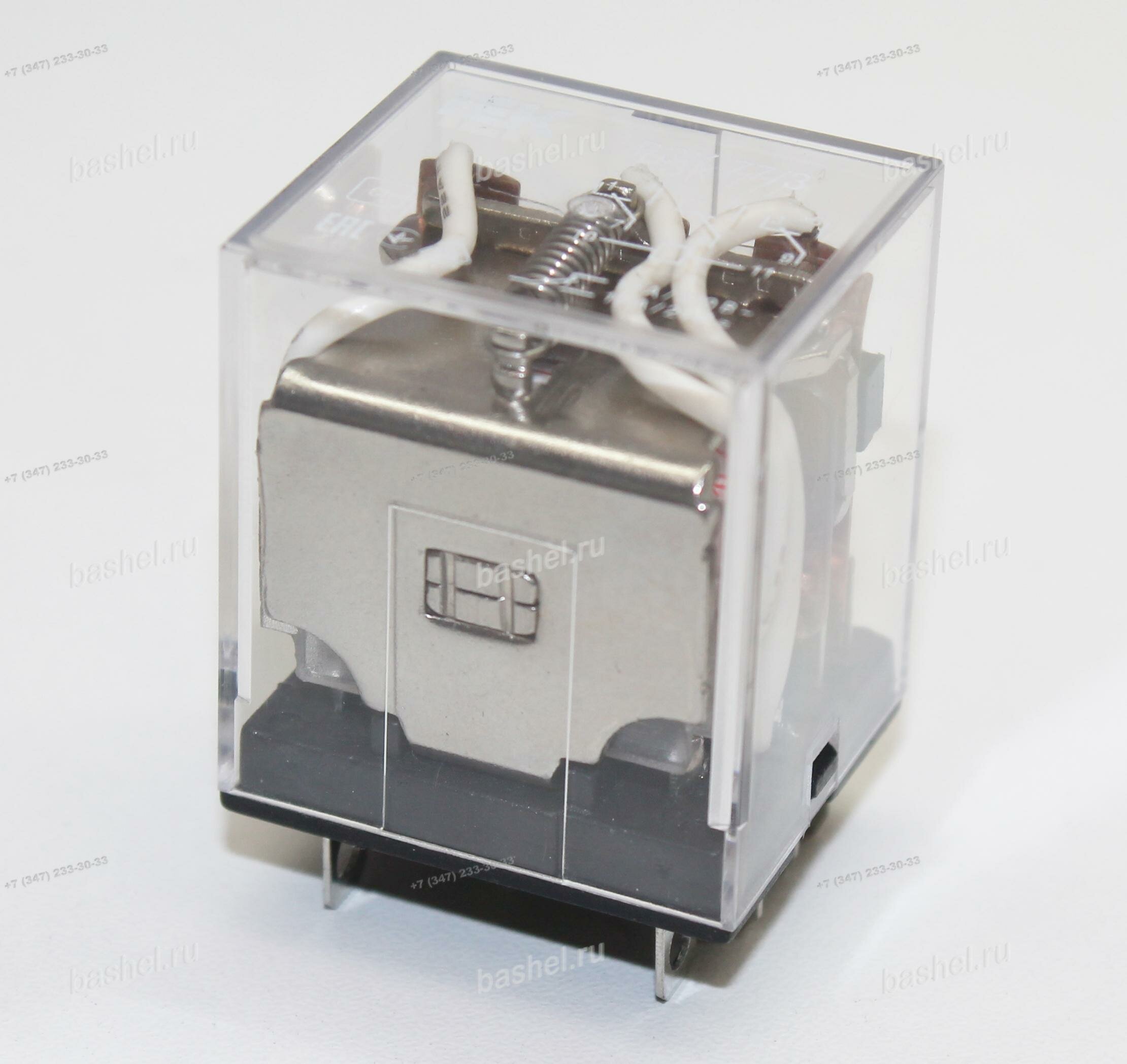 РЭК77/3(LY3) 10А 220В AC IEK, Реле промежуточное, IEK, (упр:230В/AC, комм: 10A/250В/AC, 3NO/3NC, R-coil:7.2 кОм)