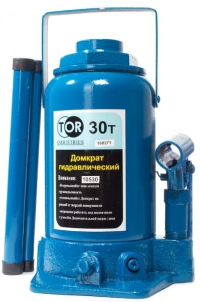 Домкрат гидравлический TOR ДГ-30, грузоподъемность 30 тонн