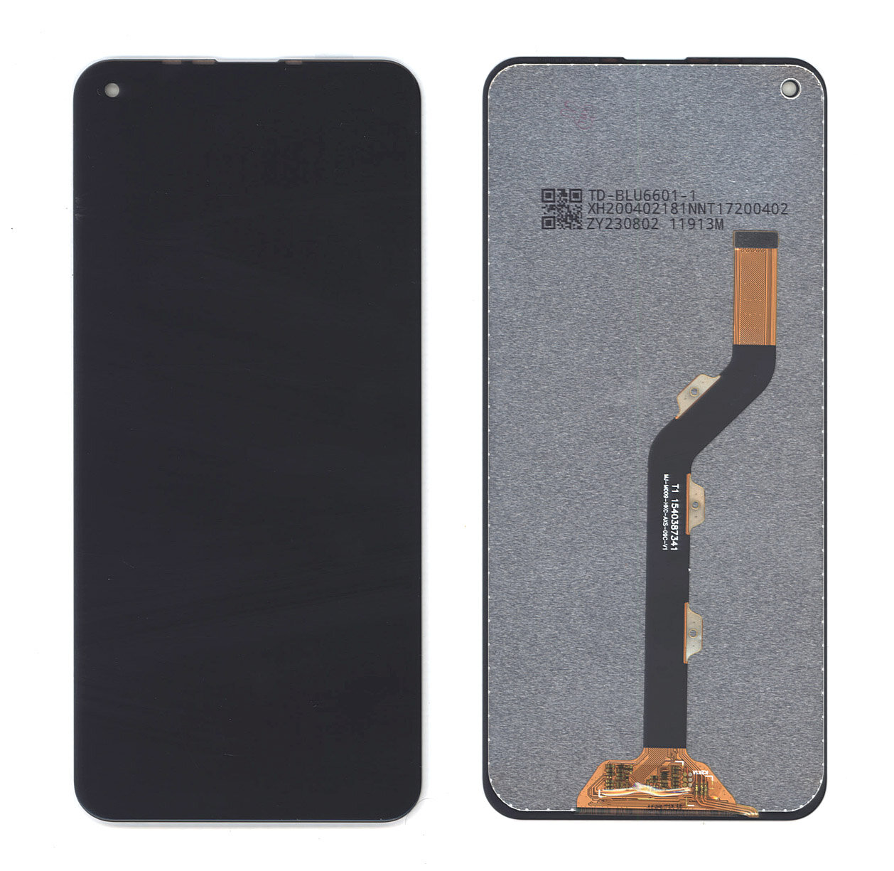Дисплей для Tecno Spark 5 черный