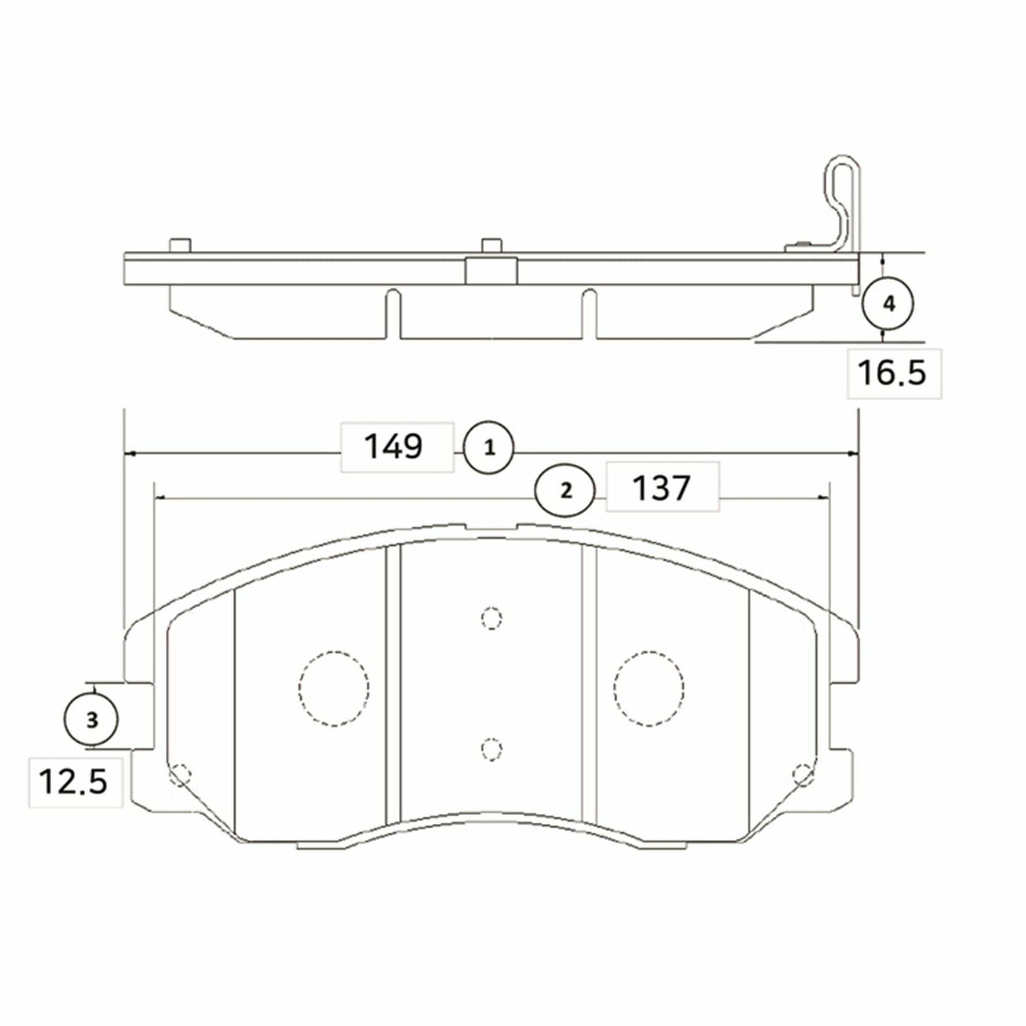 Колодки тормозные Шевроле Каптива Опель Антара CHEVROLET CAPTIVA/OPEL ANTARA 2.0D/2.4/3.2 07- передние Комплект 4 шт