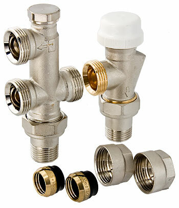 Узел для радиатора термостатический 1/2 х 100% Valtec (нижнее подключение)