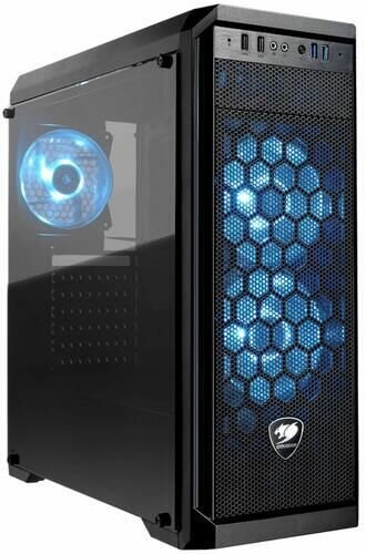 Компьютерный корпус Cougar MX330-G Air (MX330-G Air-bl) черный