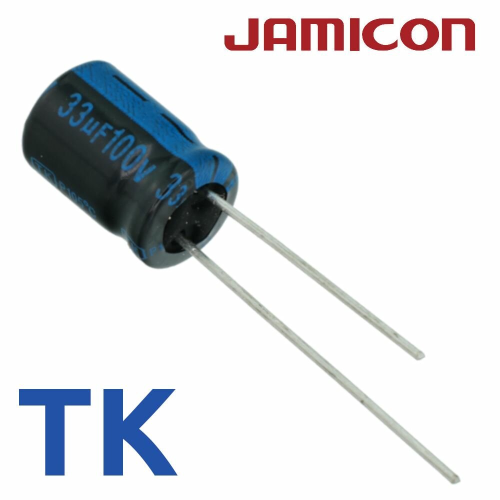 33мкФ 100В / TK / 8x12 / 105 С / конденсатор электролитический (1шт)