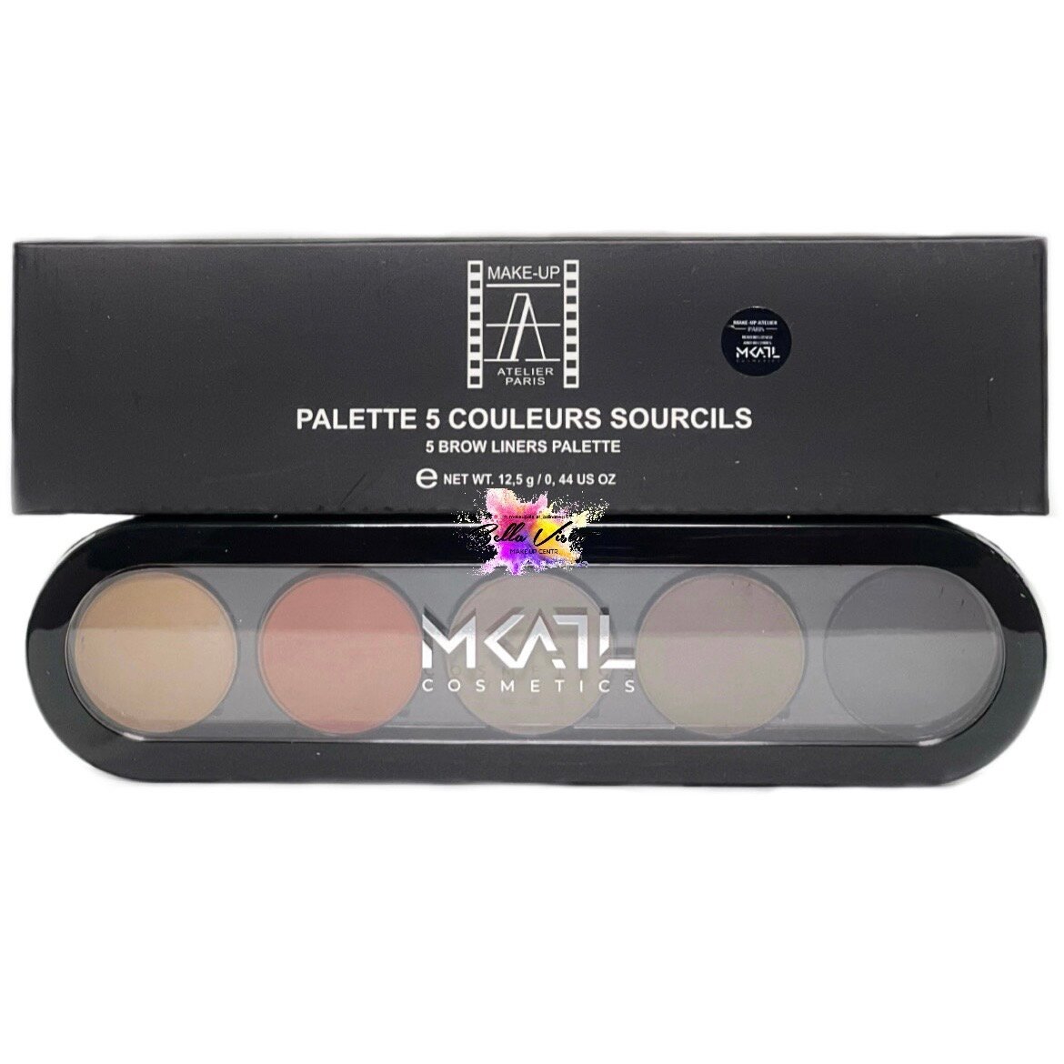 Палитра пудрированных подводок Make-up Atelier Paris (MKATL) - TE10