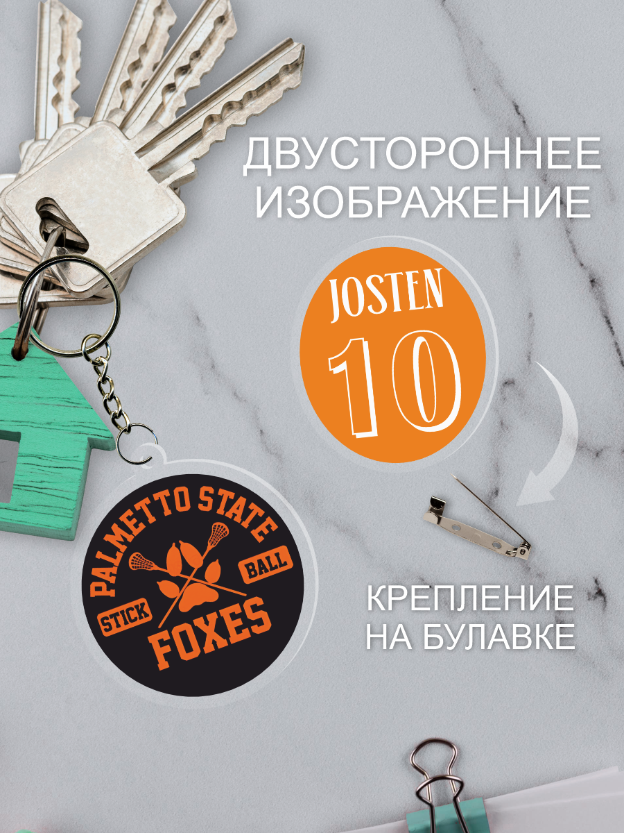 Набор Фигурка Брелок Значок Нил Джостен — фото 1