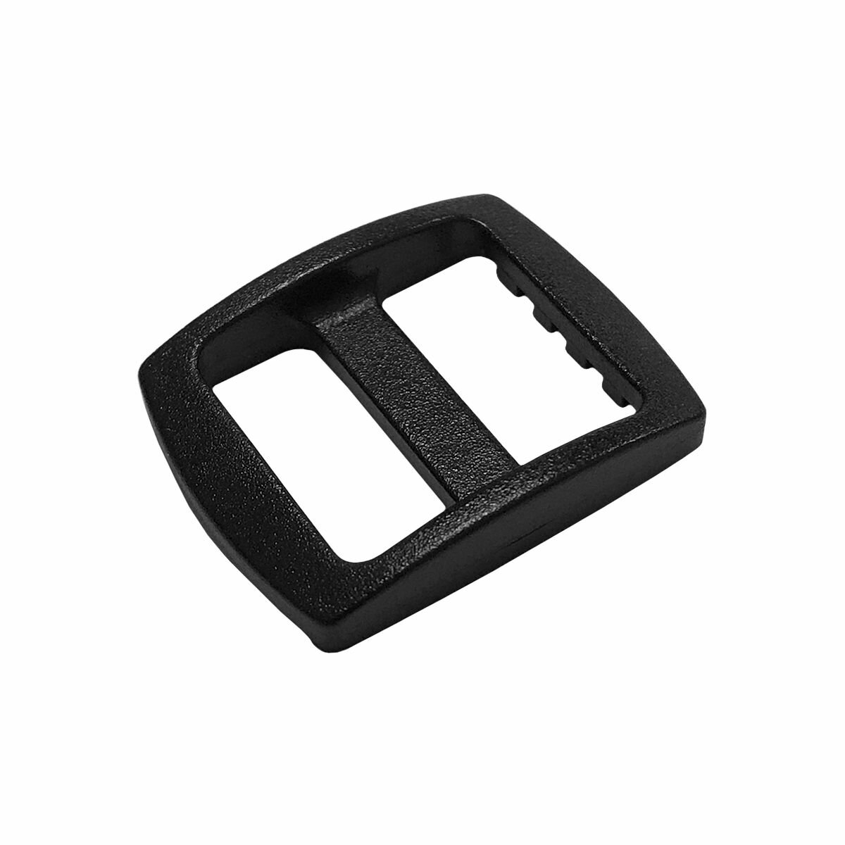 Рамка пряжка пластиковая регулировочная 16 мм для рукоделия, одежды, сумок, стропы / черная, K1041N-16