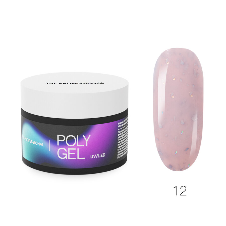 Жидкий Poly Gel TNL Professional №12, 30 мл
