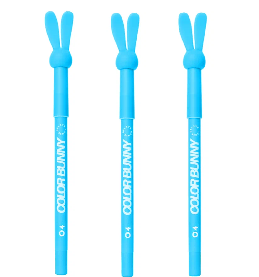 Карандаш гелевый для глаз Love Generation Color Bunny, тон 04 голубой, 1,3 г 3 шт