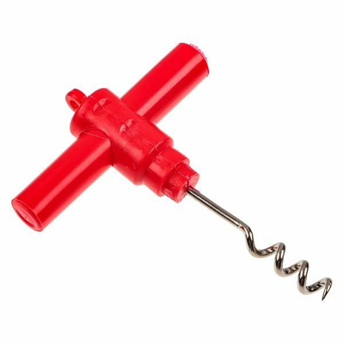 Штопор складной винтовой 10*2см (пластик/металл) (цвет в ассортименте) (цена за 1 шт.)