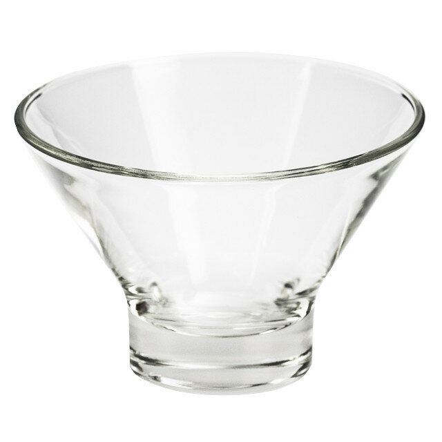 OSZ Нью Белл креманка стеклянная 12х12см, объем 285 мл для десертов из прочного стекла