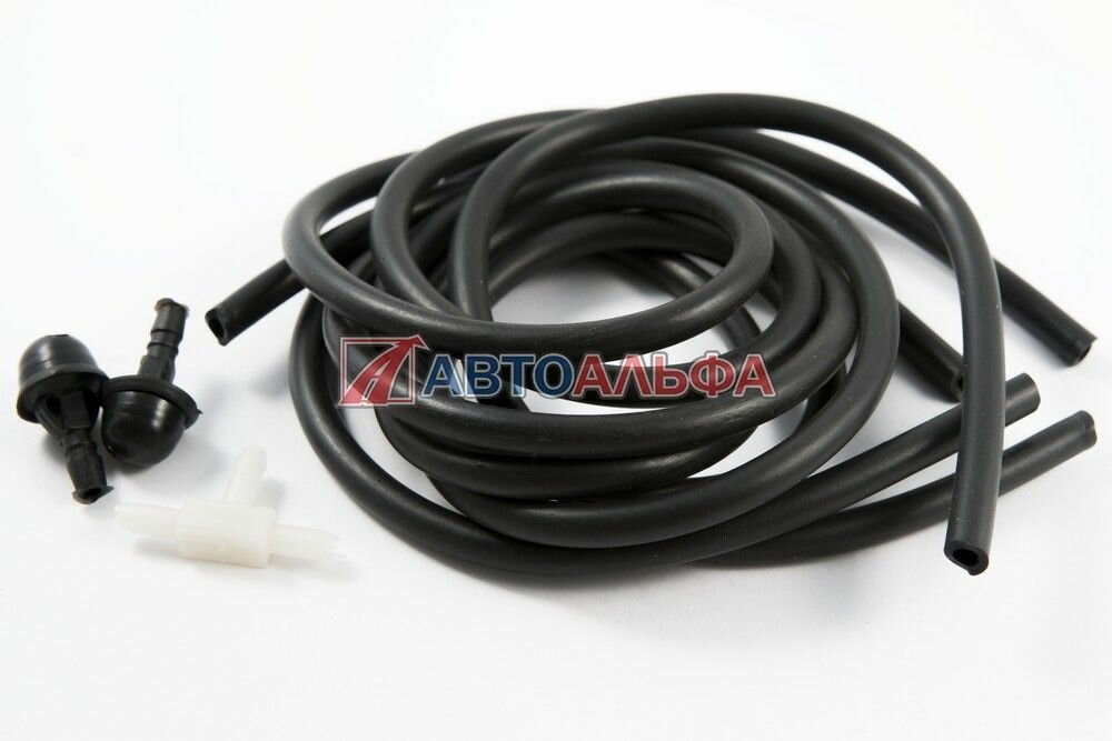 Трубки бачка омывателя с тройником и жиклерами КАМАЗ (угол разбрызгивания 35 градусов)