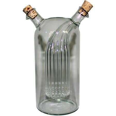 Емкость для заправки салатов (два в одном) бутылка для оливкового масла и бальзамика для сервировки. Диспенсер